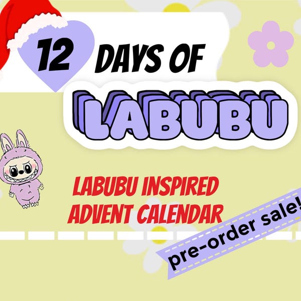 Labubu Advent Calendar - Etsy