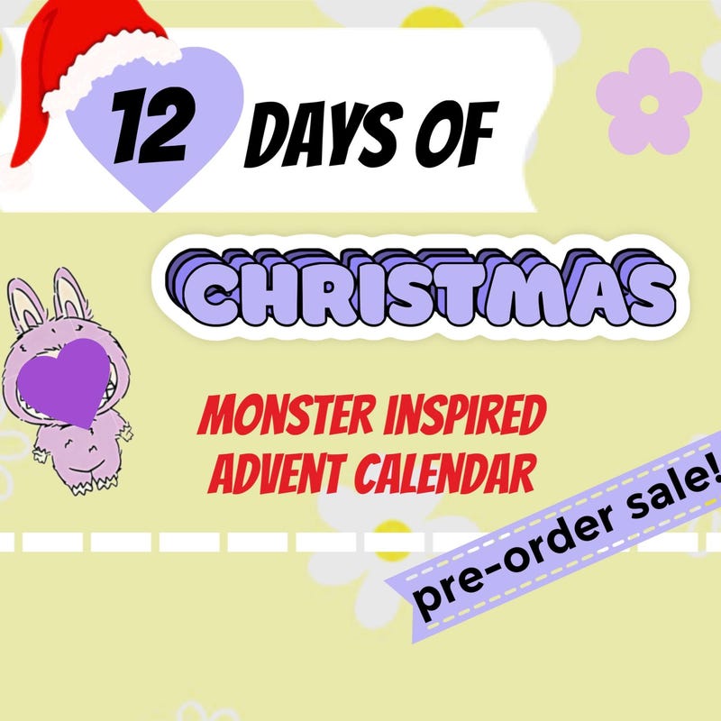 Monster Advent Calendar - Etsy