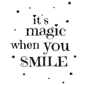 Its Magic When You Smile - Etsy