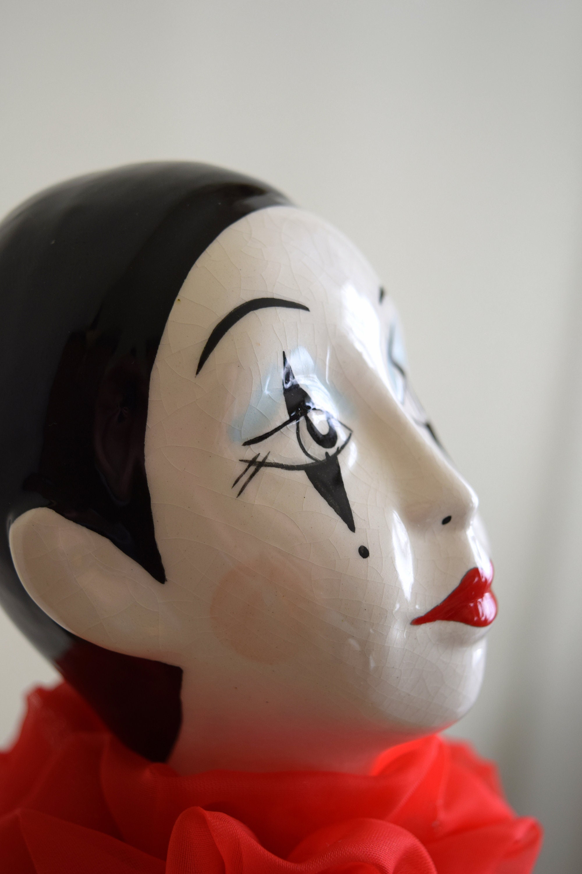 Unique Vintage Clown / Mime Statue Circus Show, Carnival, Jungling Act ...