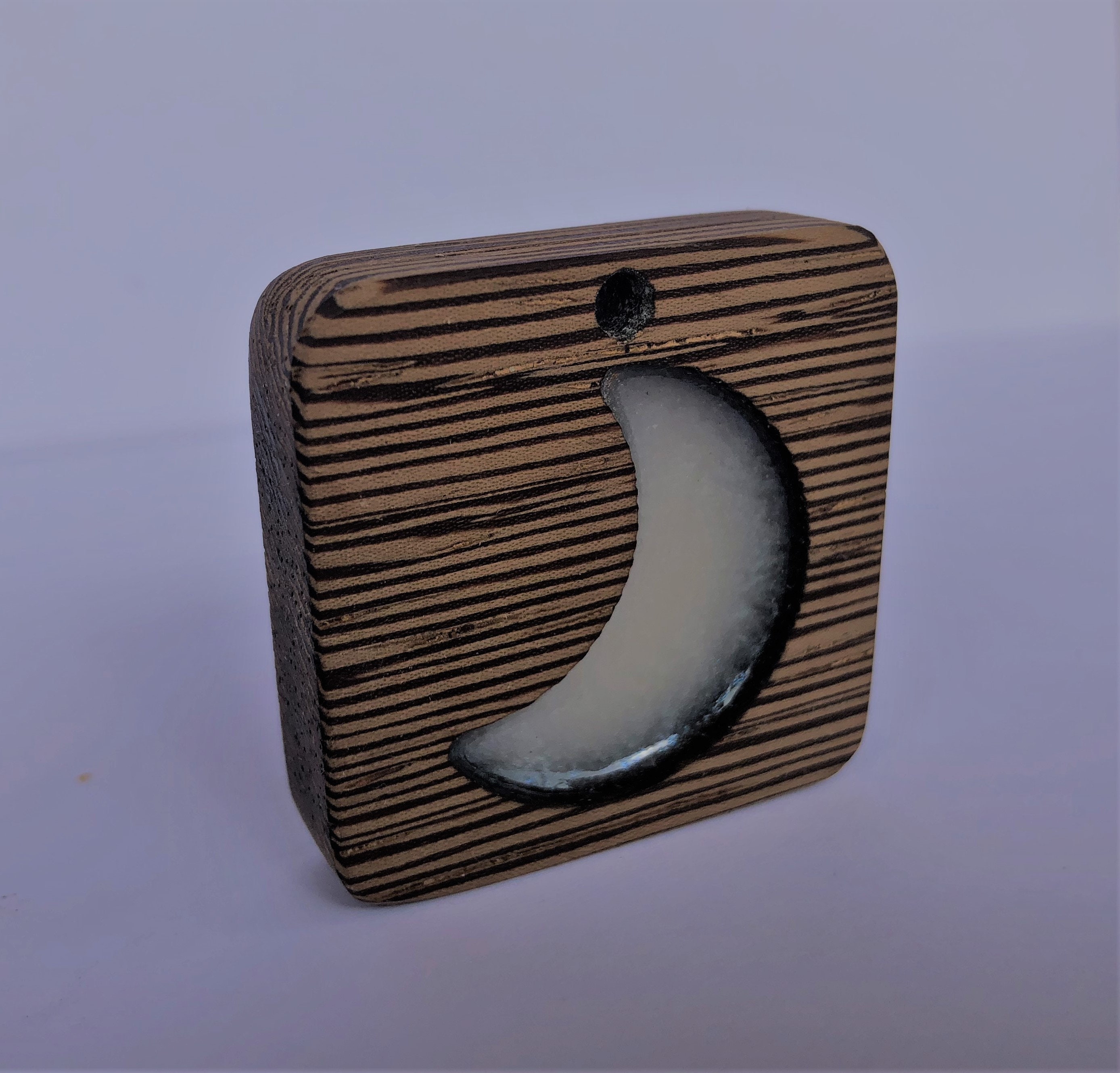 Half Moon Keychain Pendant - Etsy