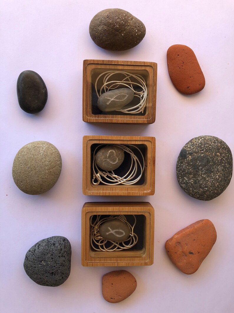 Stone Fish Necklace - Etsy