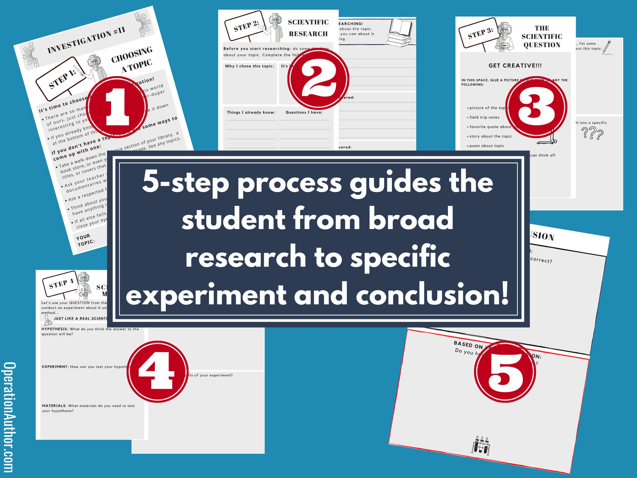 My Investigation Journal: the Scientific Method for Boys/guided ...