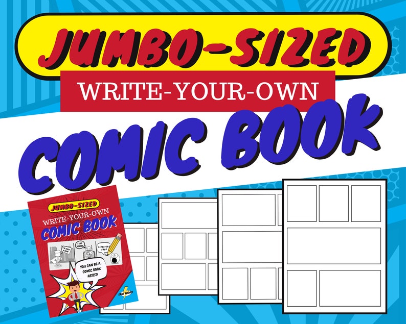Write-your-own Comic Book/100-page Digital Download/4 Template Types - Etsy