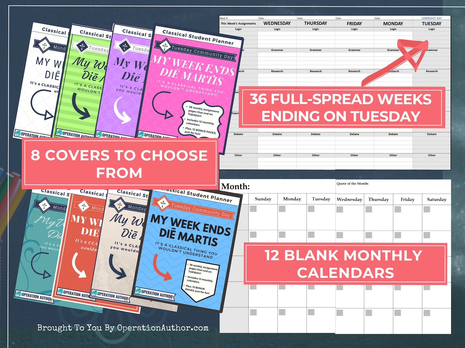 Challenge TUESDAY Student Planner [UPDATED & EDITABLE] - Etsy