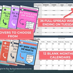 Challenge TUESDAY Student Planner [UPDATED & EDITABLE] - Etsy
