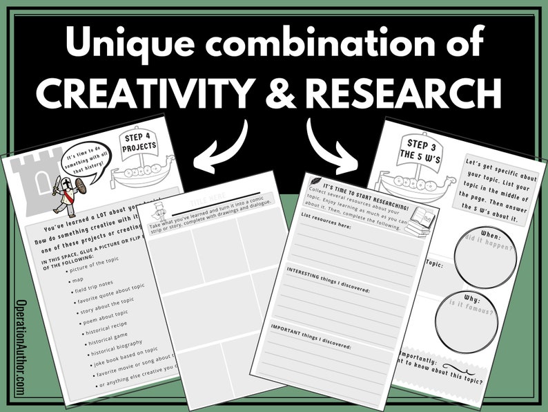 My Investigation Journal: History Projects viking Cover Guided Workbook ...