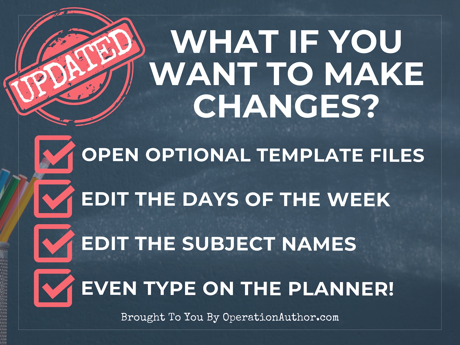 Challenge TUESDAY Student Planner [UPDATED & EDITABLE] - Etsy