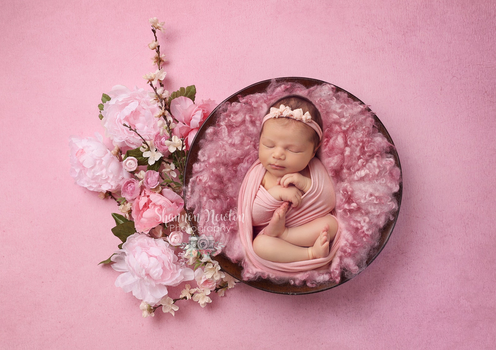 Newborn Digital Backdrop Girl Newborn Backdrop Newborn - Etsy