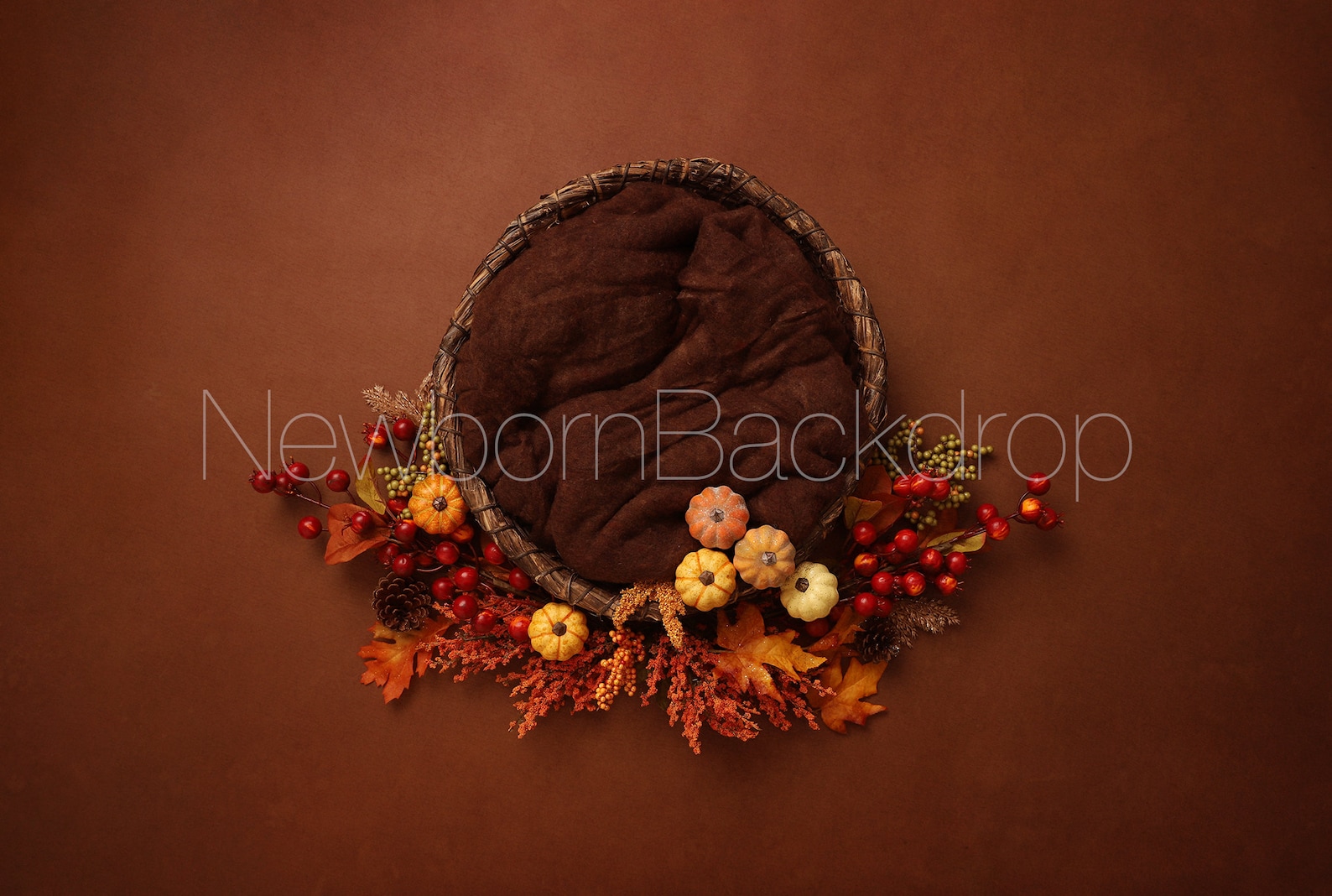 FALL NEWBORN Digital Backdrop, Newborn Composite, Newborn Photography ...