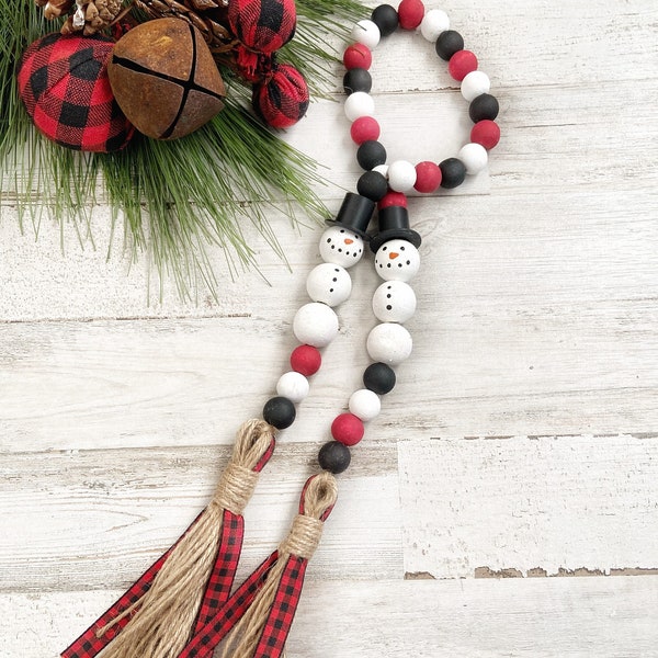 Buffalo Check Beads - Etsy