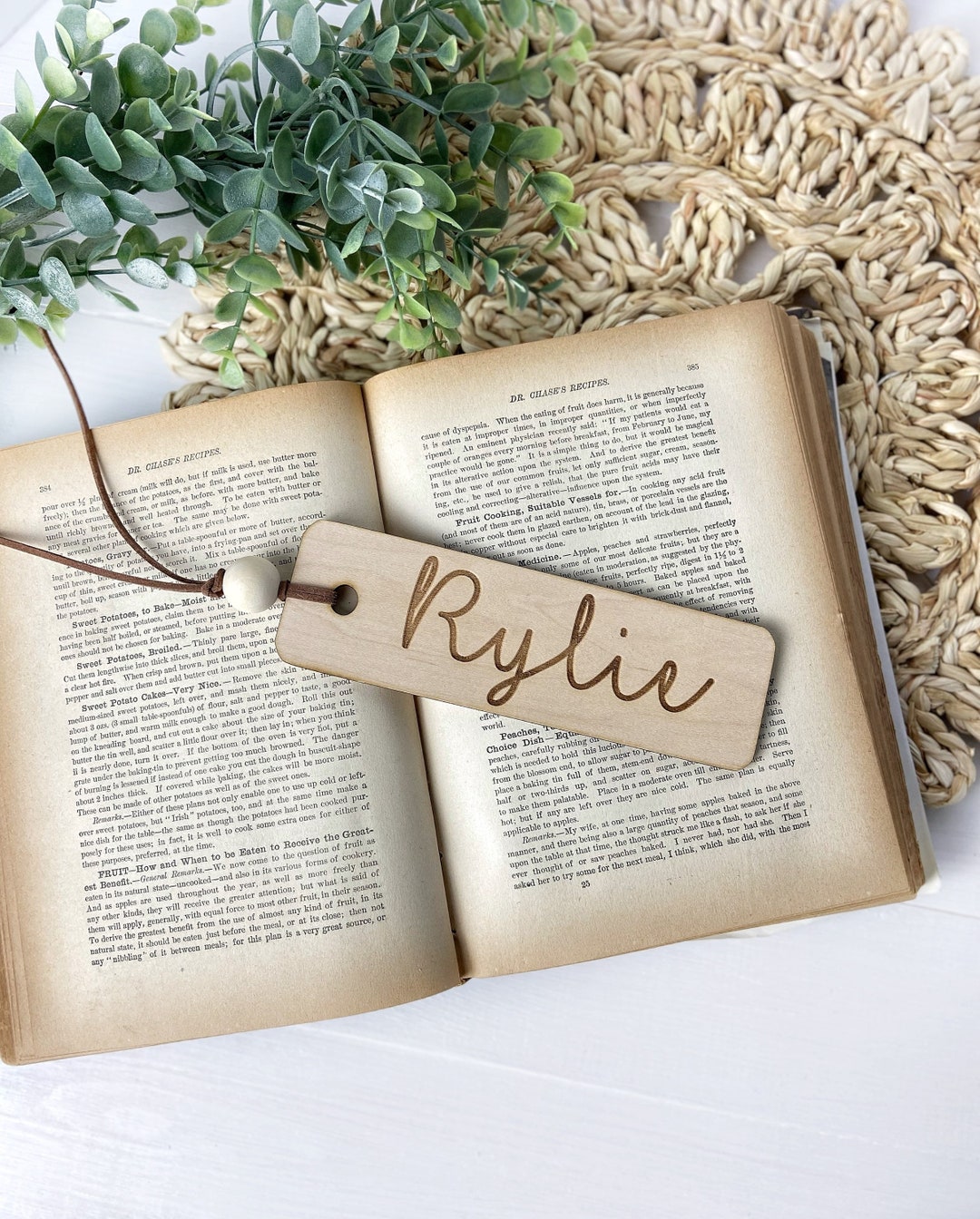 Custom Name Bookmark, Personalized Wooden Bookmark, Best Friend Gift ...