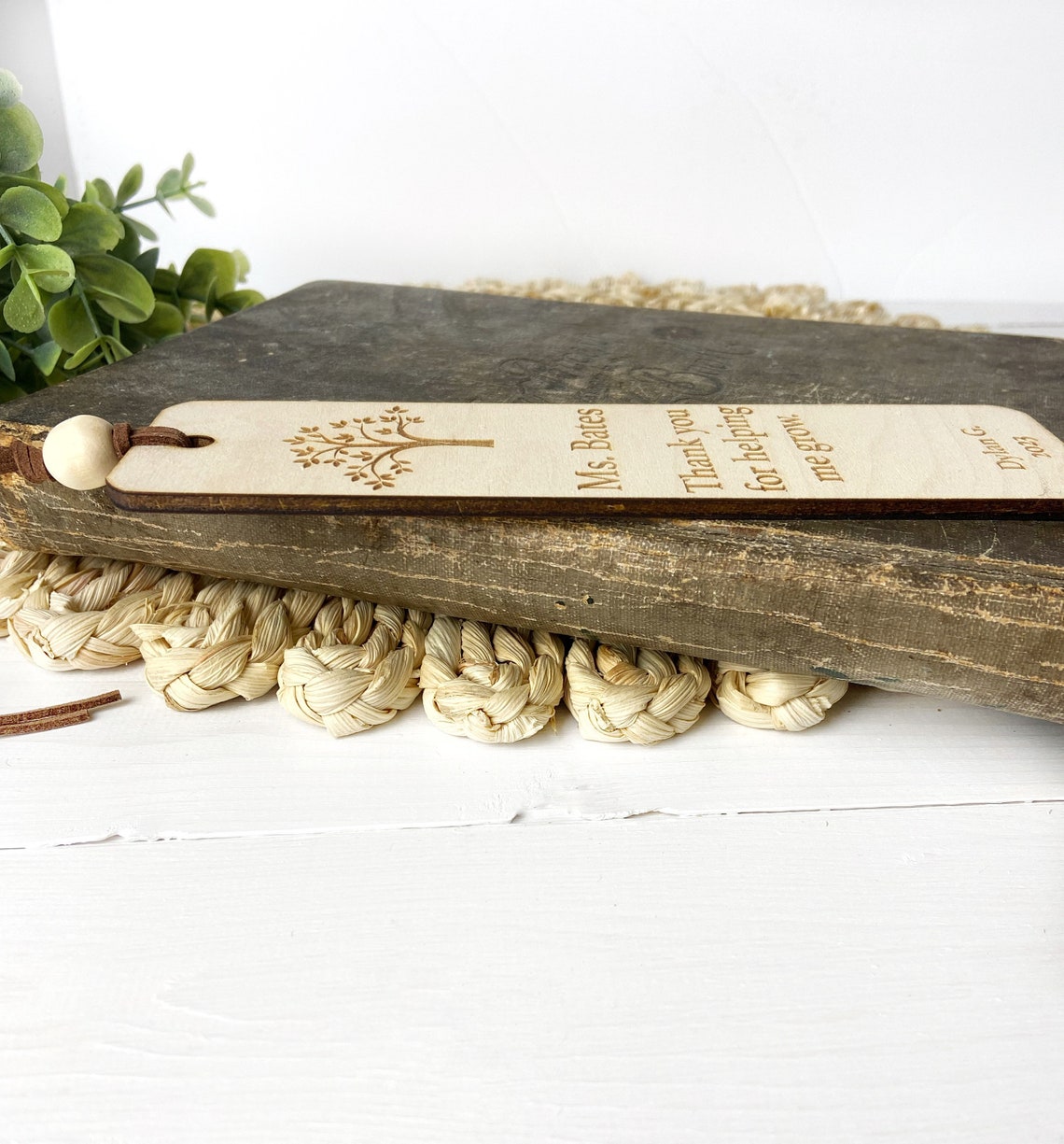 Custom Quote Bookmark, Personalized Wooden Bookmark, Book Lover ...
