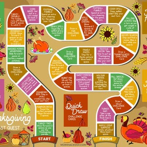 Printable Thanksgiving Game, Family Thanksgiving Game, Classroom ...