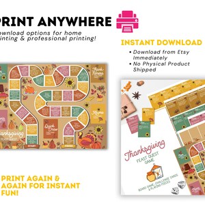 Printable Thanksgiving Game, Family Thanksgiving Game, Classroom ...