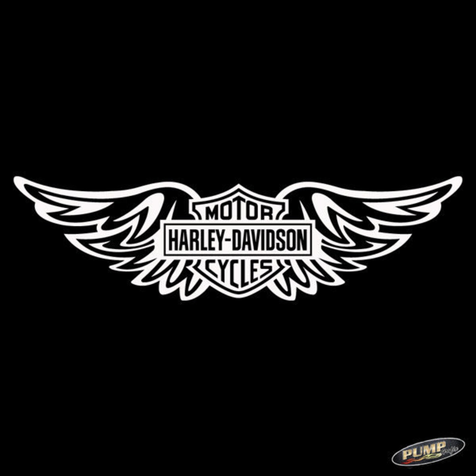 Harley Davidson Vinyl Auto Decals 3Pack Free Shipping | Etsy