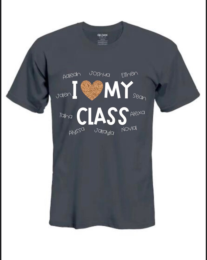 I Love My Class- Teacher Tee - Etsy