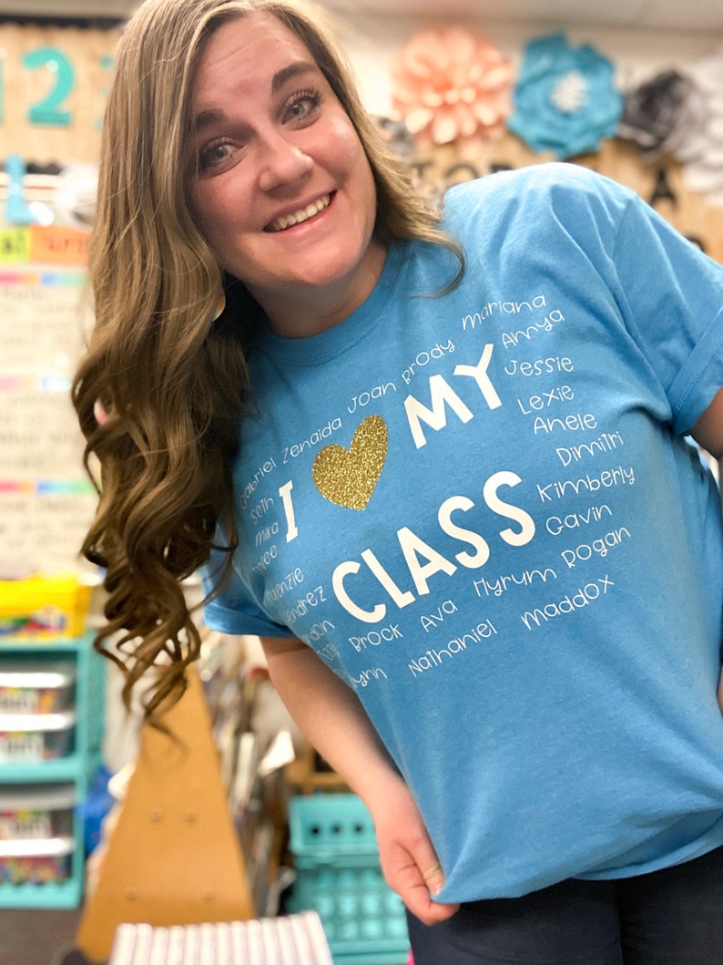 I Love My Class Teacher Tee - Etsy