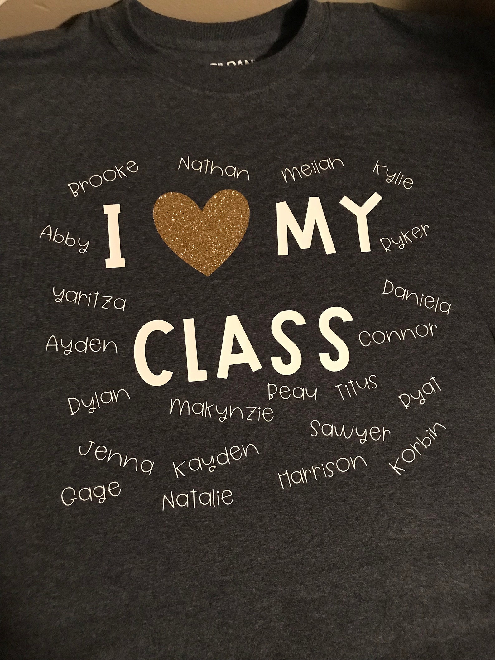 I Love My Class- Teacher Tee - Etsy
