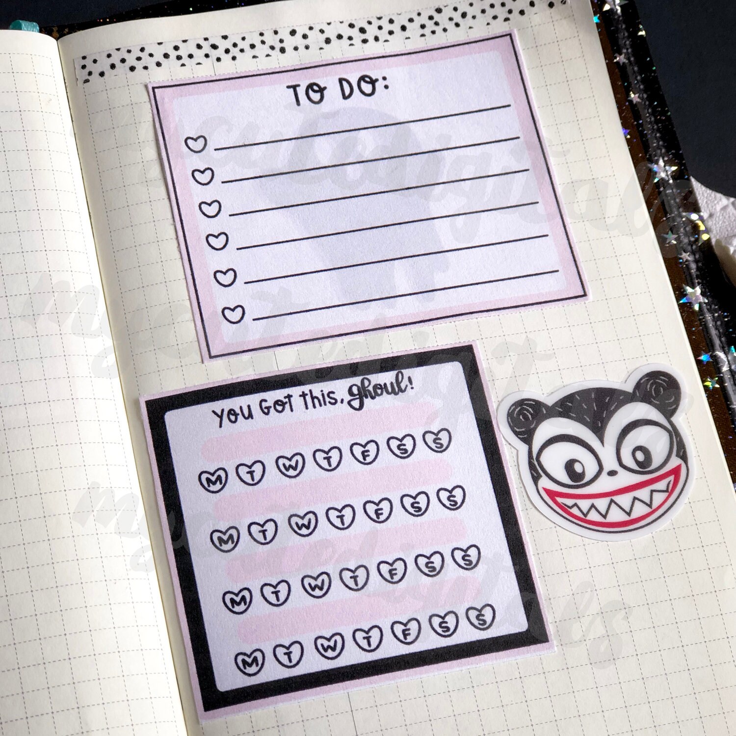 Craft Supplies & Tools Scrapbooking Goth Printables *PERSONAL USE ONLY ...