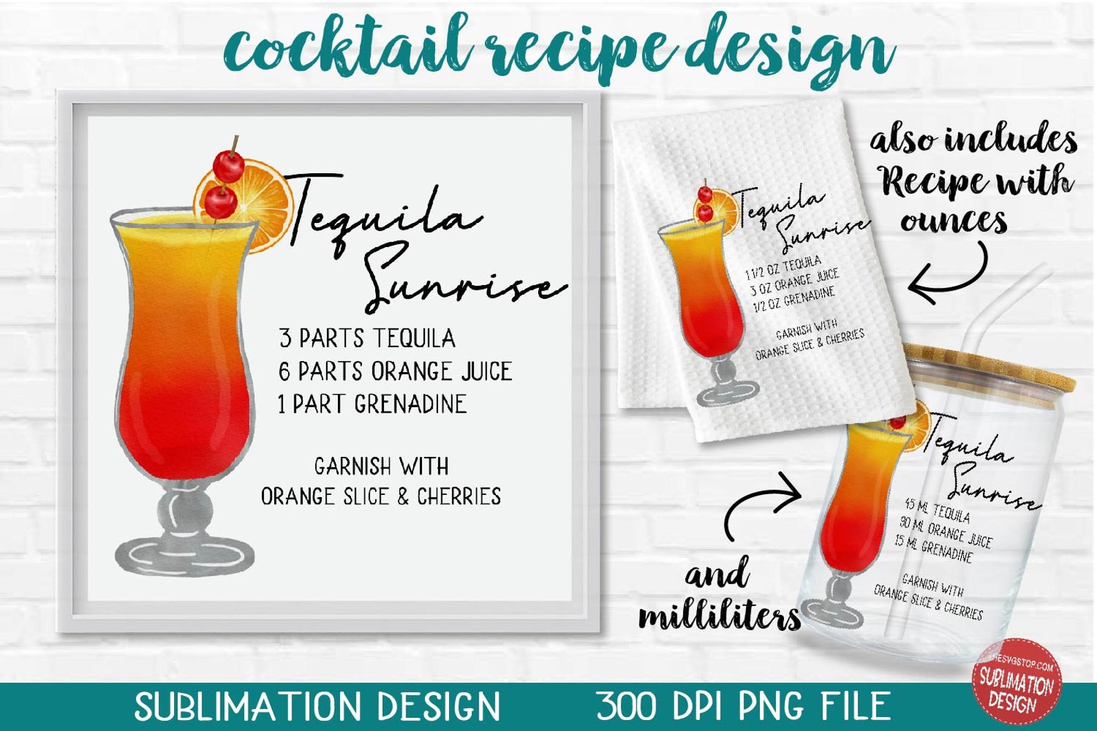 Cocktail Recipes Printable Bundle Watercolor Cocktails - Etsy