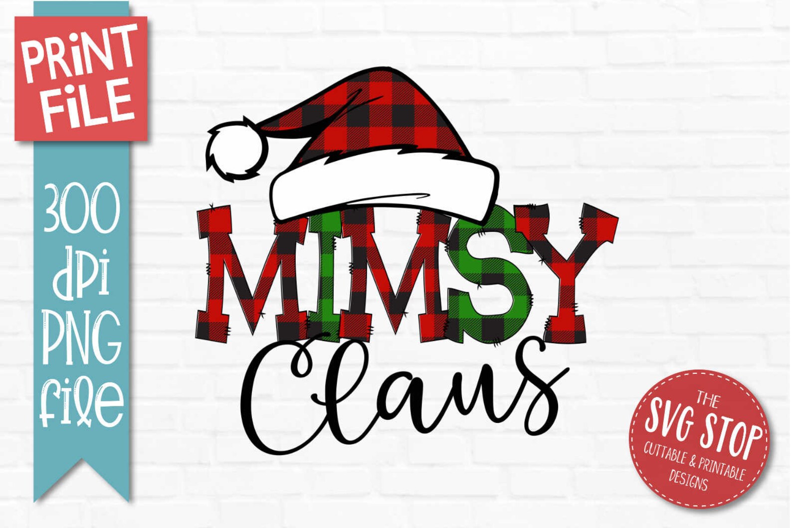 Mimsy Claus PNG Christmas Sublimation Design - Etsy
