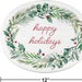 Christmas Party Dinnerware Set, Farmhouse Wreath Script Tableware ...