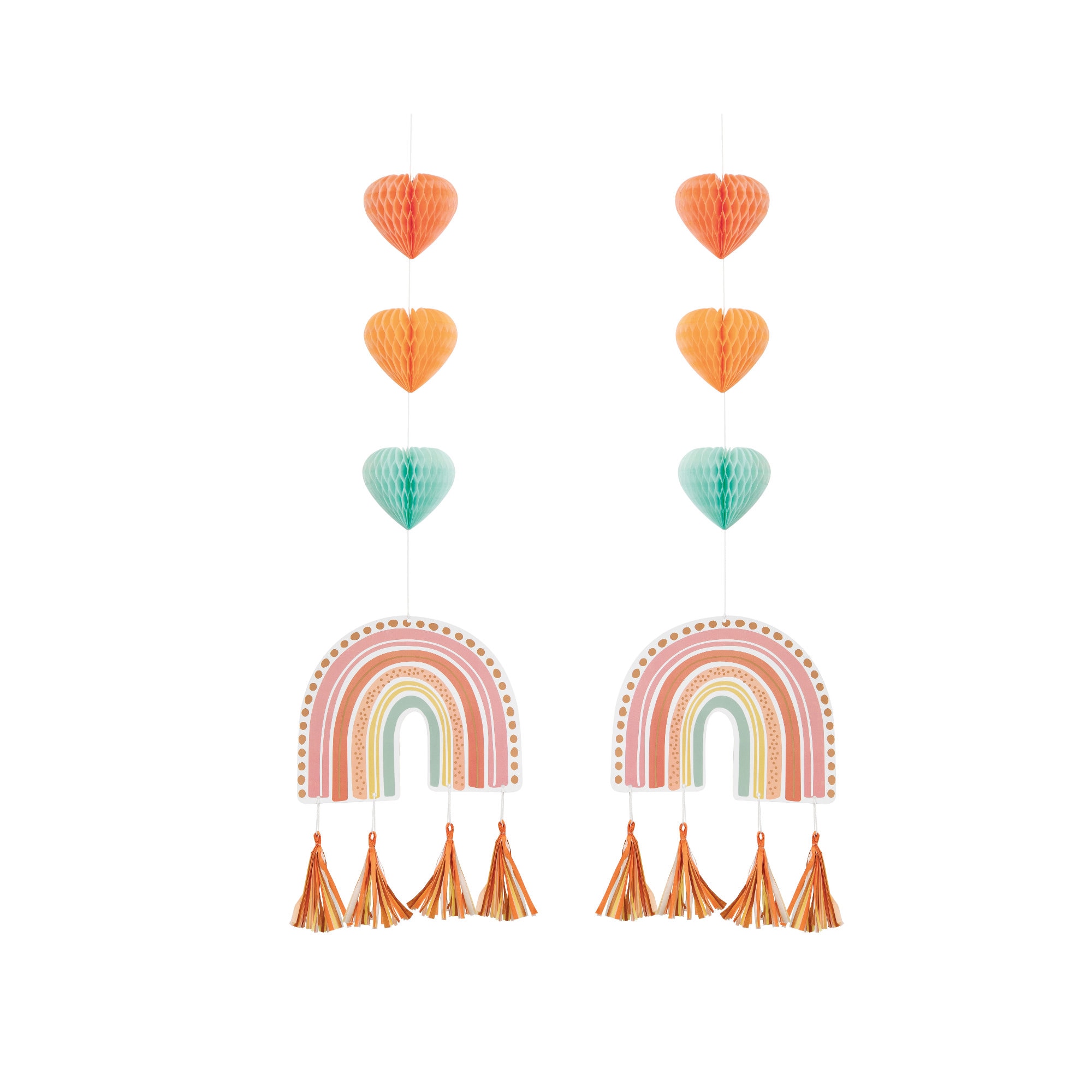 Boho Rainbow Decorations, Girls Boho Birthday Party Supplies, Baby ...
