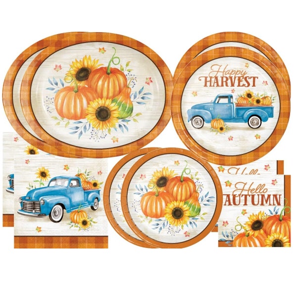 Fall Dinner Plates - Etsy