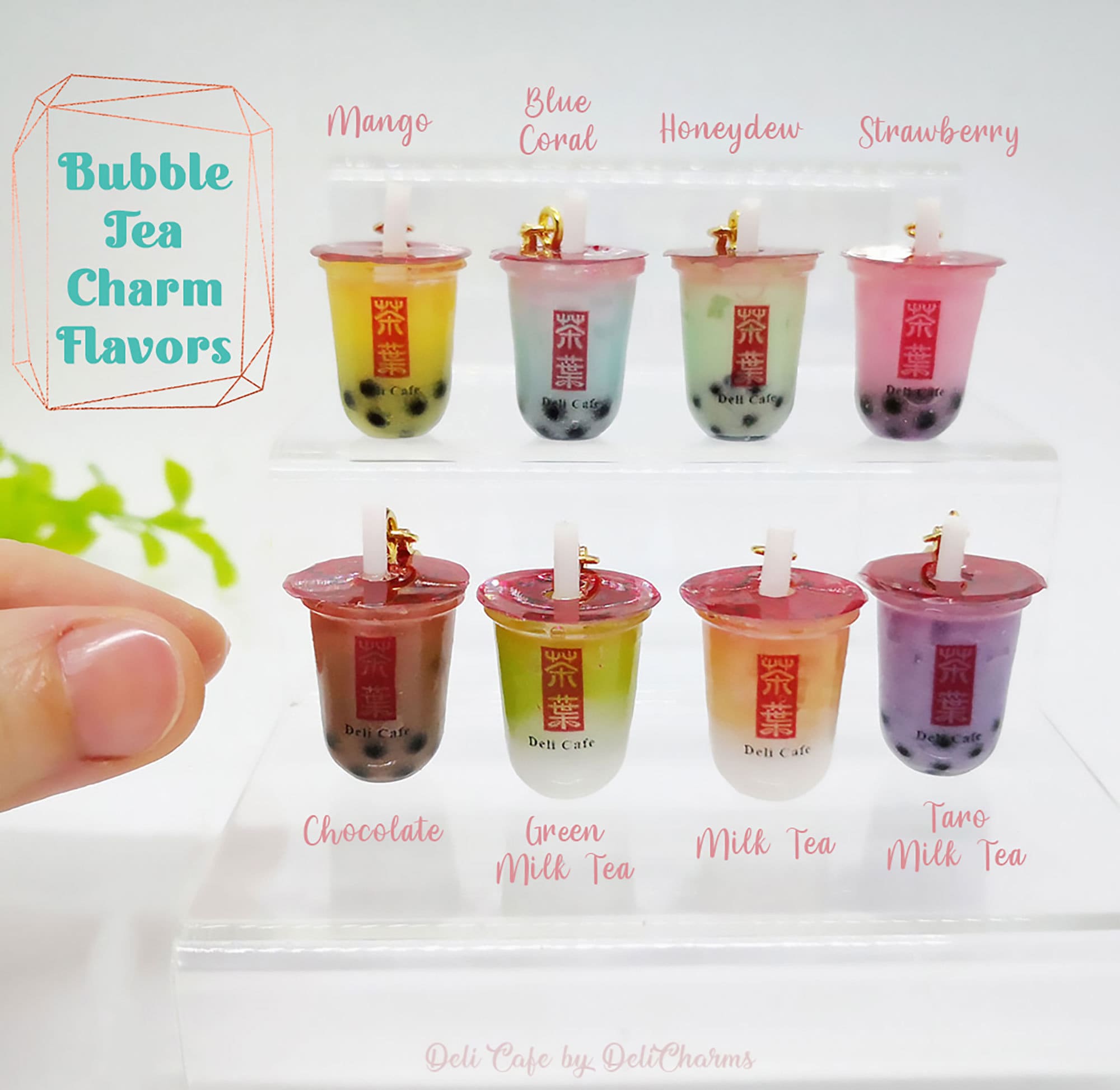 Original Boba Milk Tea Charm Handmade Bubble Tea Charm - Etsy