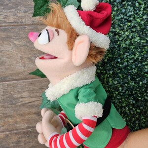 Christmas Elf Puppet Half-body Hand-rod Puppet - Etsy