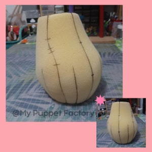 2 Puppet Body FOAM Patterns / Two Variations of Puppet Bodies / FOAM ...