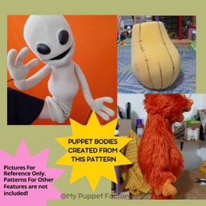 2 Puppet Body FOAM Patterns / Two Variations of Puppet Bodies / FOAM ...