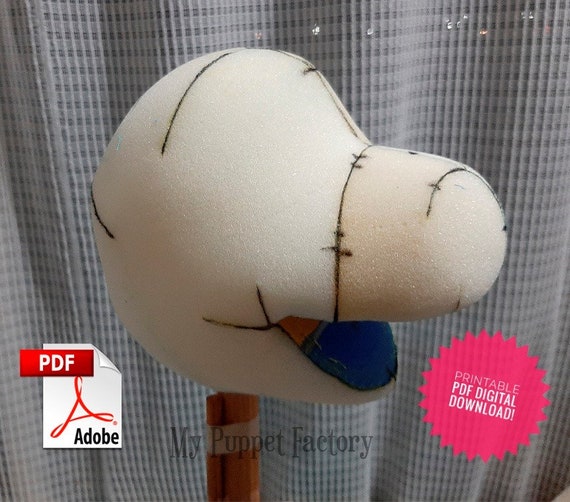 PDF Digital Download Printable head With Muzzle Pattern/ - Etsy