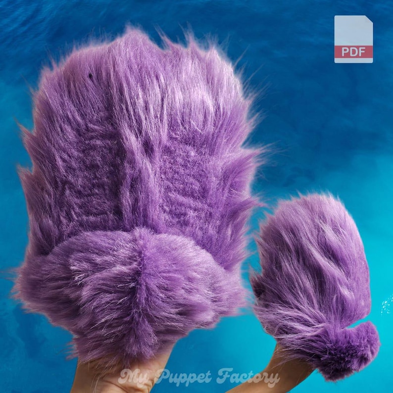 Pattern "Grumpy Head" Puppet PDF File Digital Download - Patron de ...