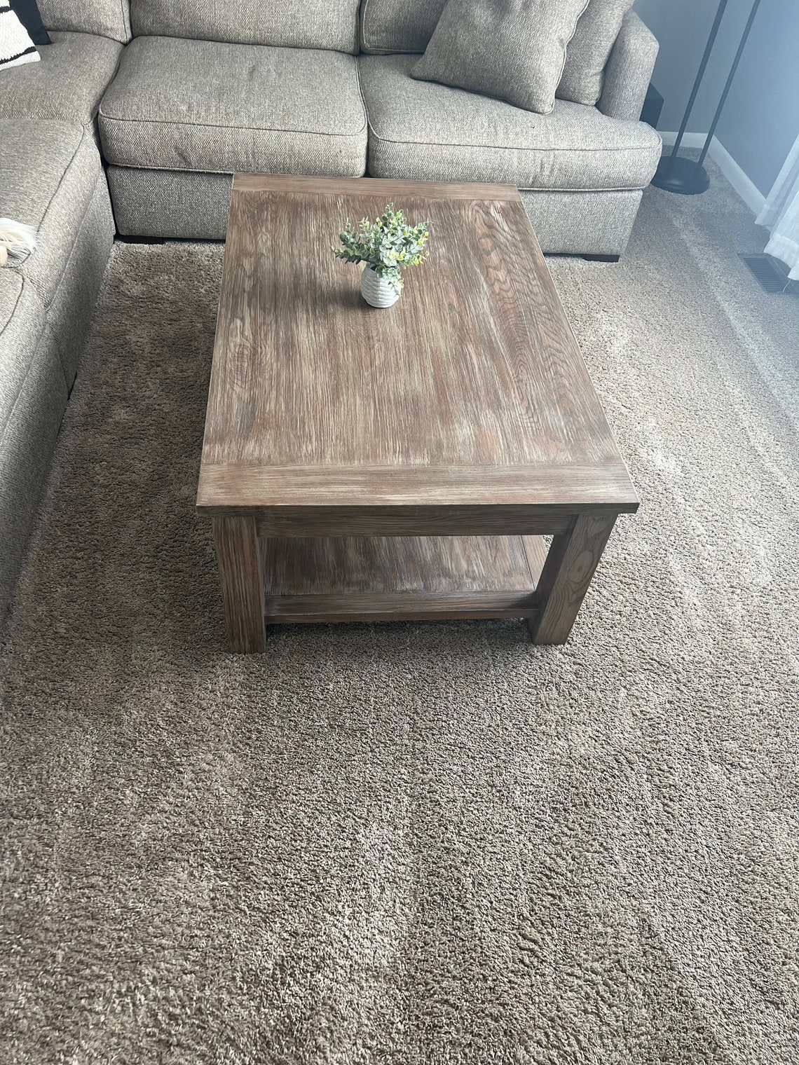 Oak Coffee Table - Etsy