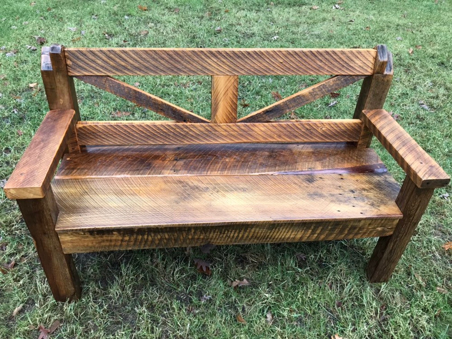 Bench Reclaimed Barnwood - Etsy