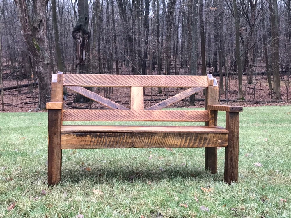 Bench Reclaimed Barnwood - Etsy