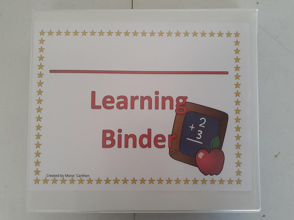 Toddler Learning Binder (level 1) - Etsy