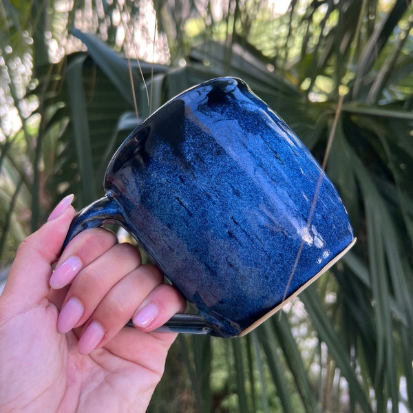 Blue Coffee Mug - Etsy