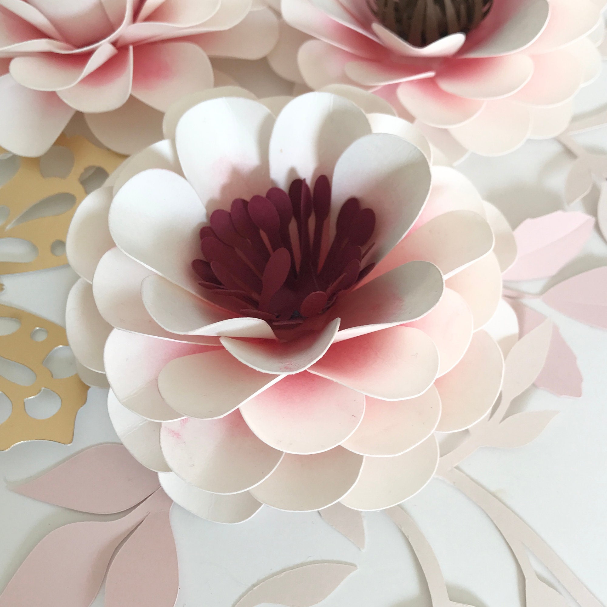 Small Paper Flower Template Pattern Learn to Make Easy Paper Flowers - Etsy