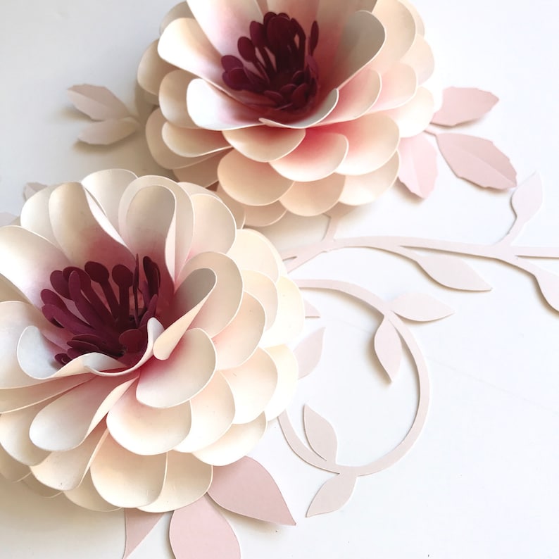 Small Paper Flower Template Pattern Learn to Make Easy Paper Flowers - Etsy