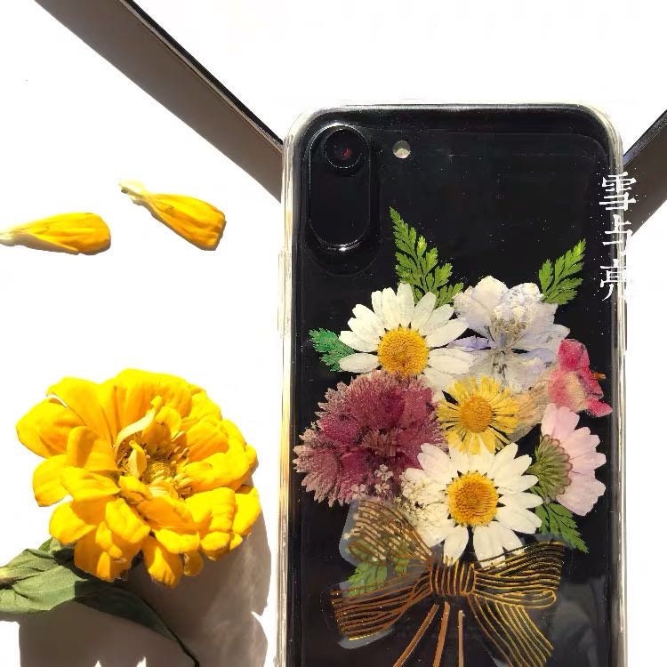 Handmade Phone Case/ Pressed Flower Phone Case/ Pressed Fruit - Etsy