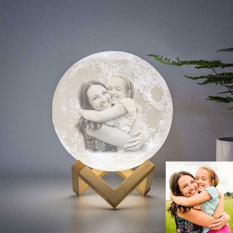 3D Printing Moon Lamp Customized Christmas Gift Birthday Gift - Etsy