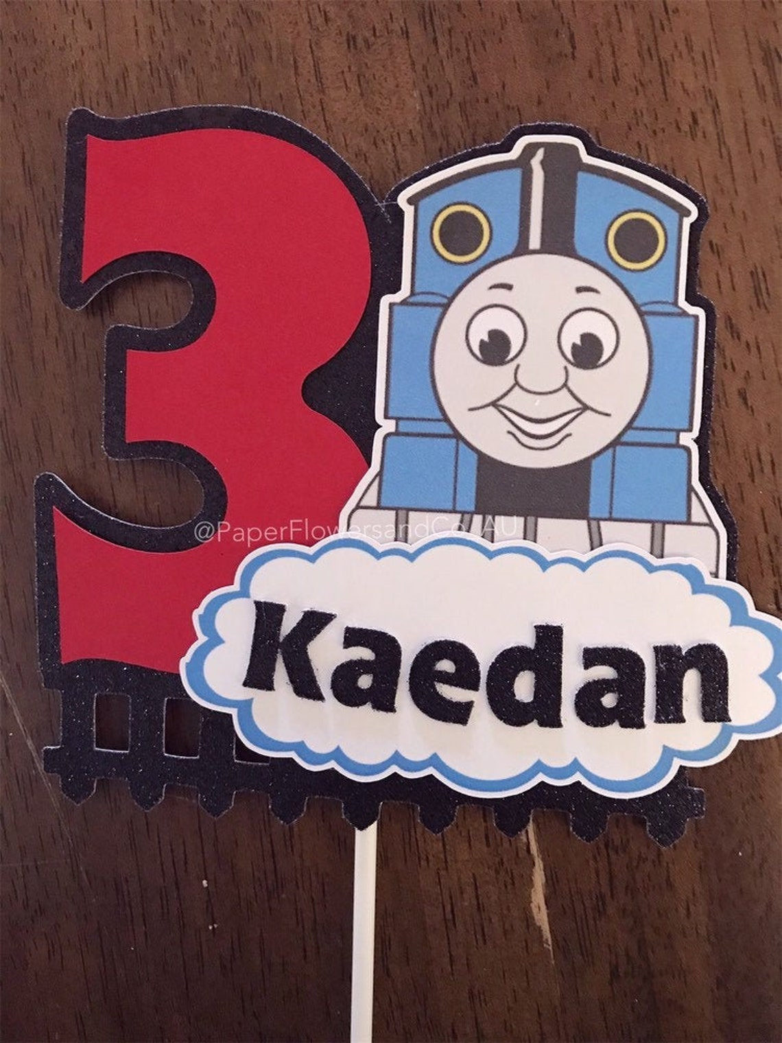 THOMAS the TANK ENGINE Cake Topper Thomas Cake Topper Thomas | Etsy