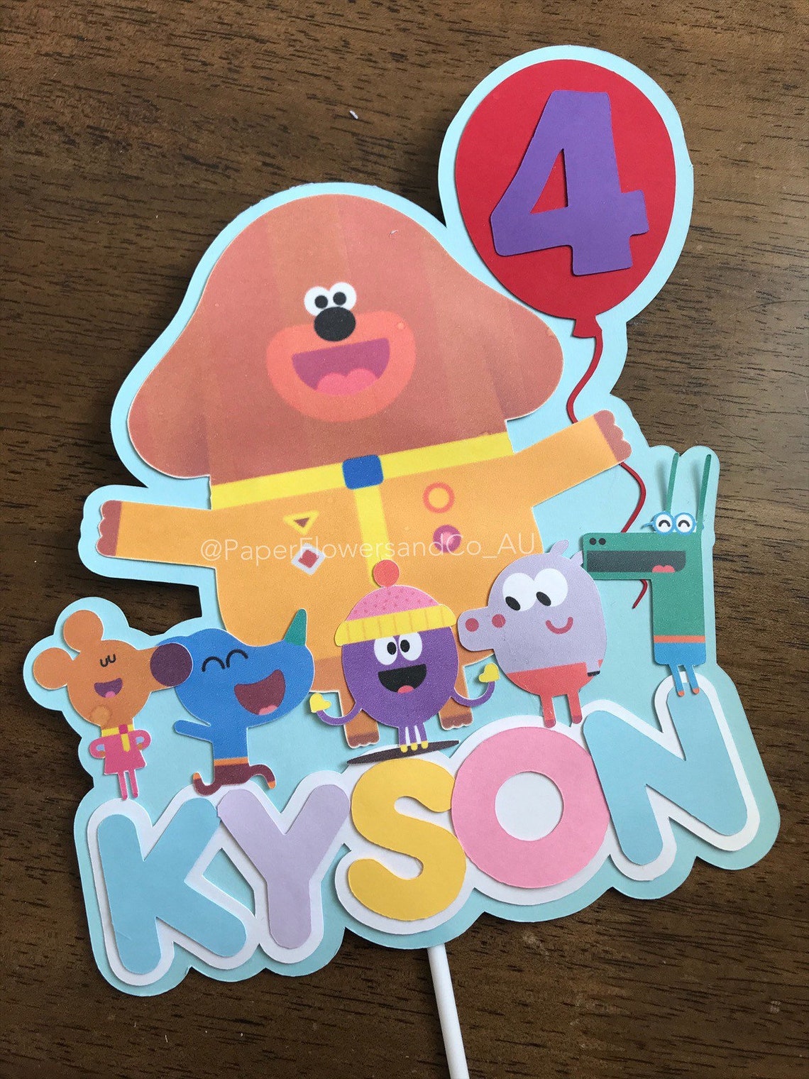 Hey Duggee Cake Topper/custom Hey Duggee Cake Topper/birthday - Etsy
