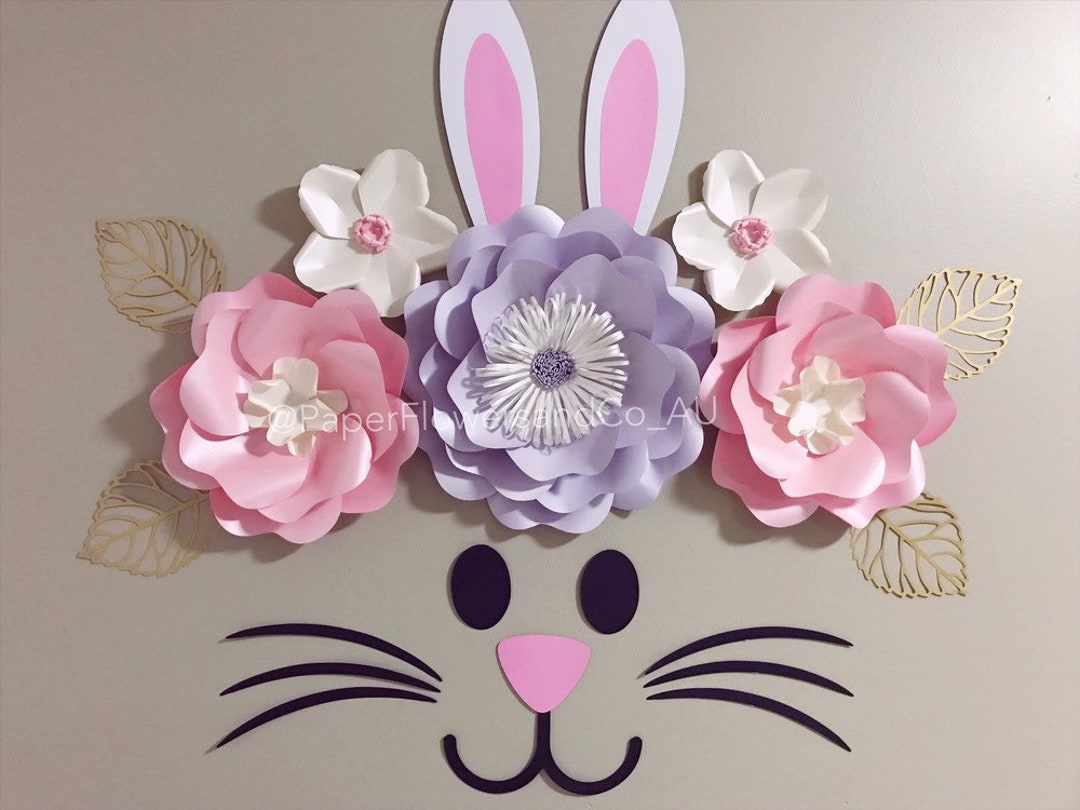 Rabbit Paper Flowers/wedding Backdrop/paper Fower Wall/bridal or Baby ...