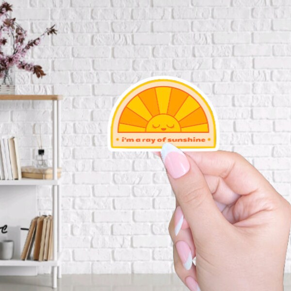 Ray of Sunshine Decal - Etsy