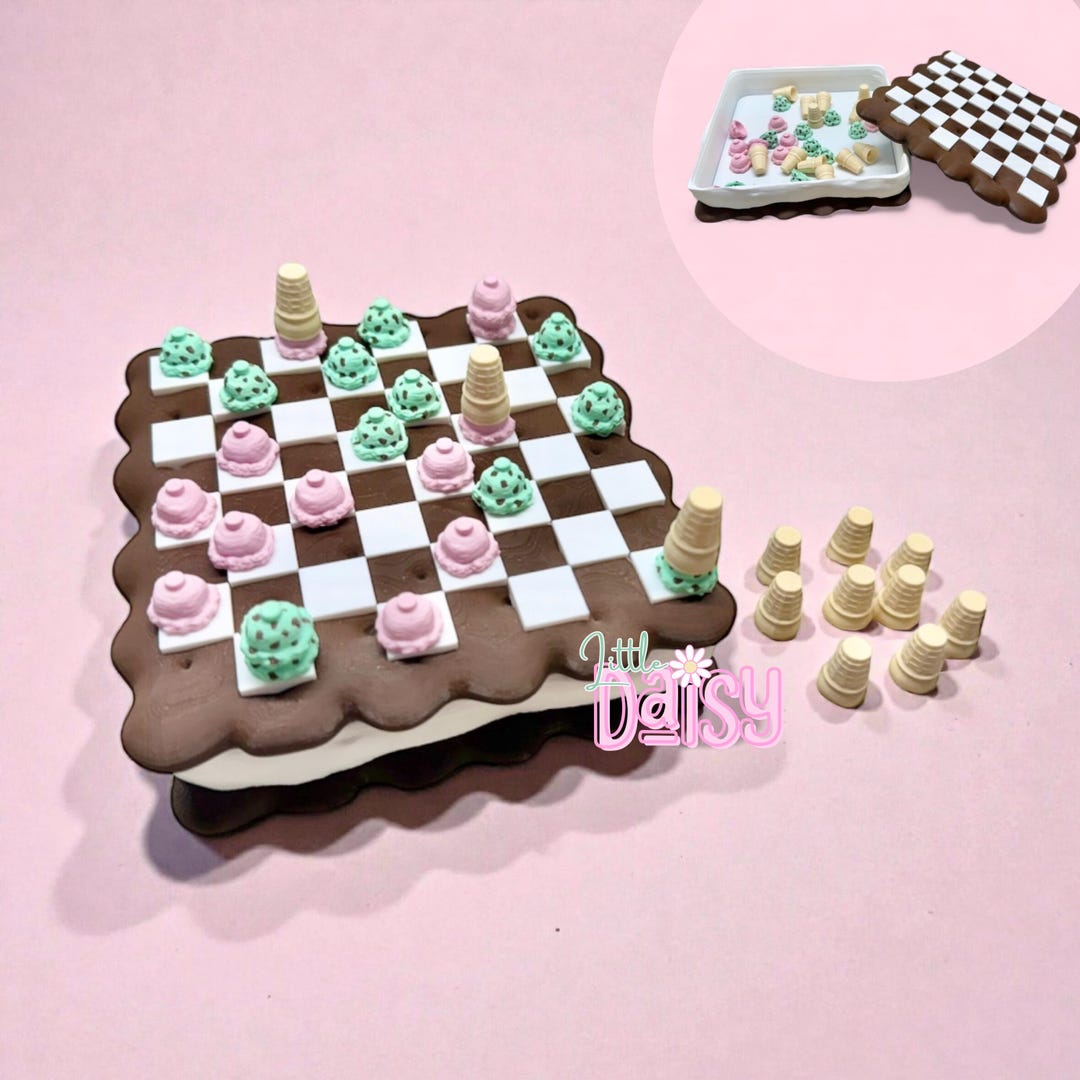Ice Cream Sandwich Checkers Game - Etsy