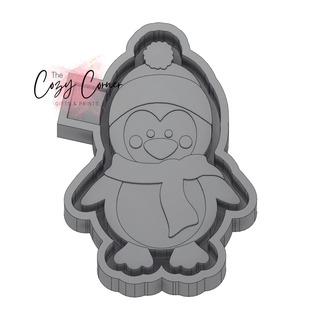 Penguin Christmas Freshie Mold - Etsy